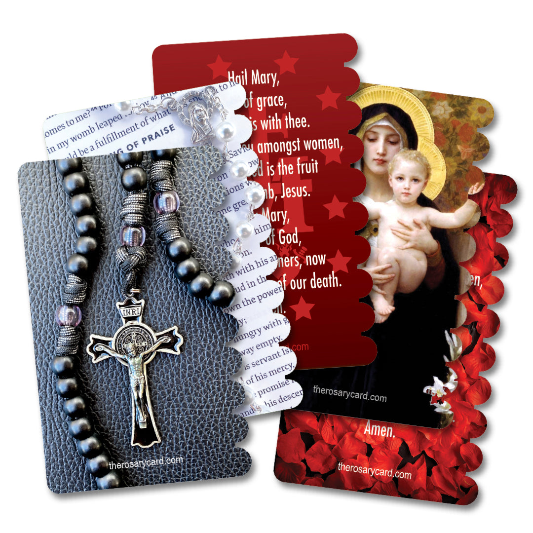 Variety Set of 10 Rosary Cards – The Rosary Card